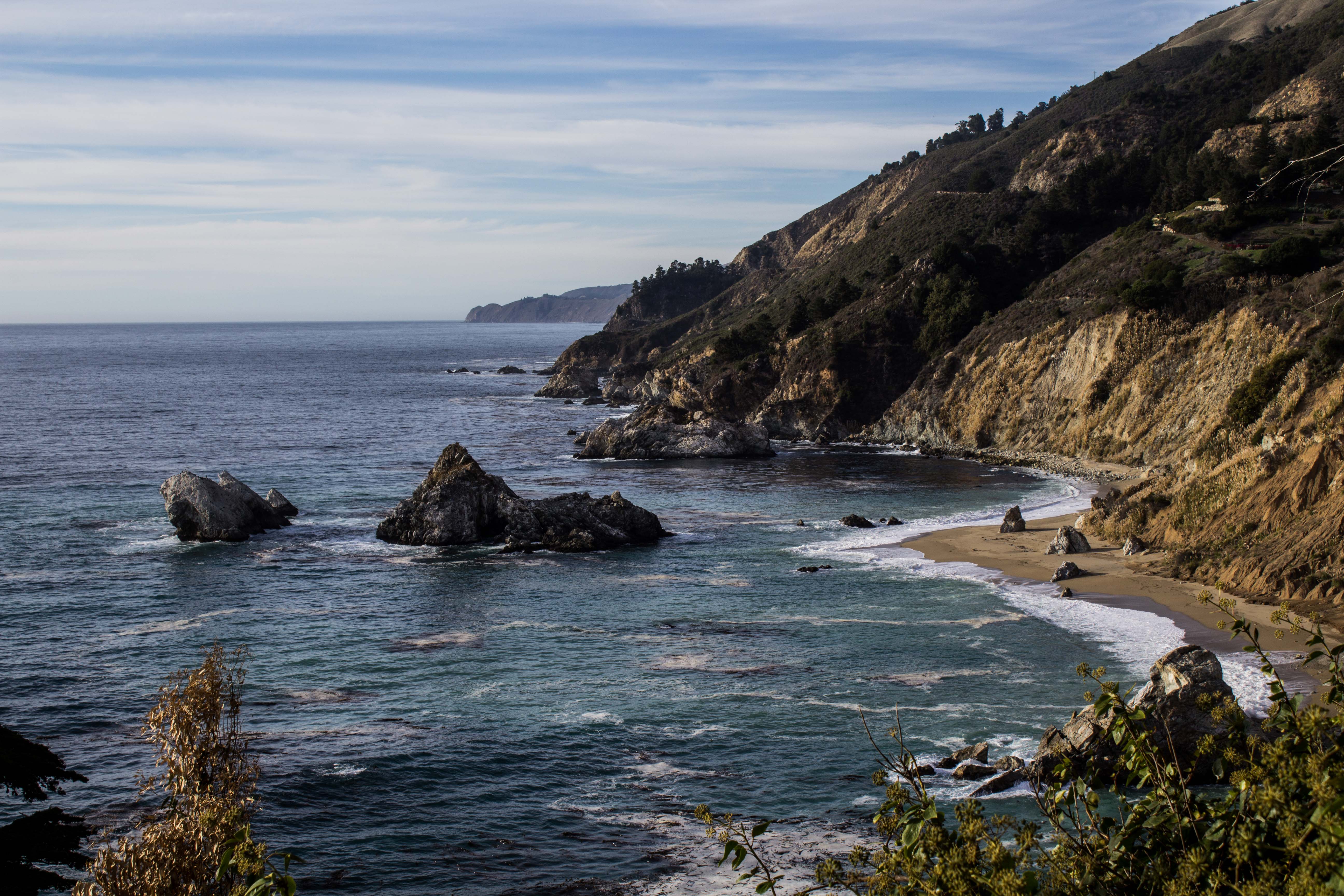 Road Repairs Restore Big Sur Thrills South to Gorda; Where is Everybody ...